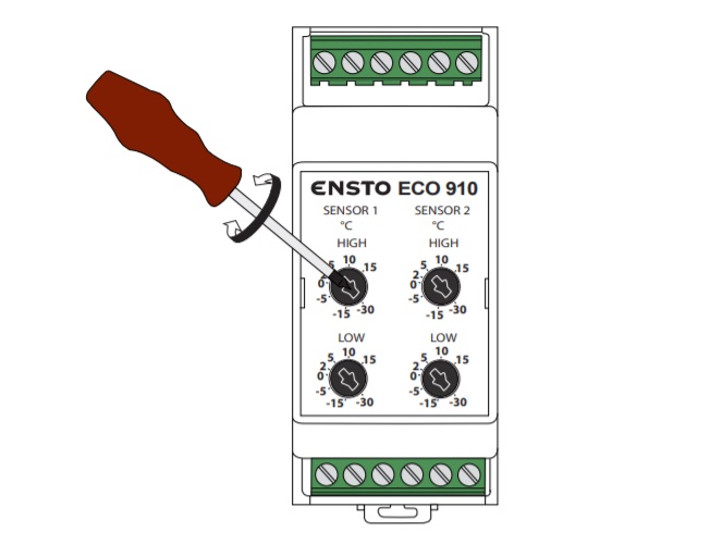 Схема подключения ensto eco910