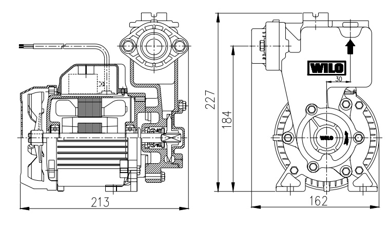 Насос Wilo PW-175 E 3059265 - купить с доставкой в Москве, цена, фото ...
